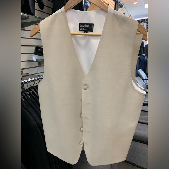 Accessories | Vintage Light Tan Full Back Vest | Poshmark